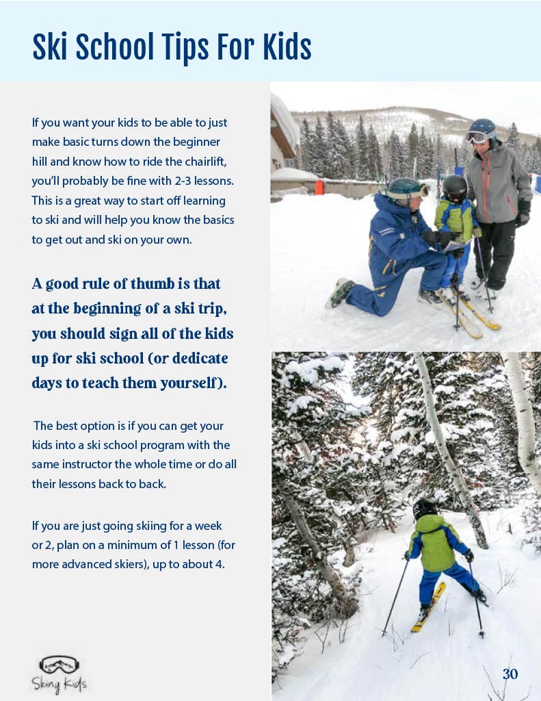Ski Planning Guides - Skiing Kids